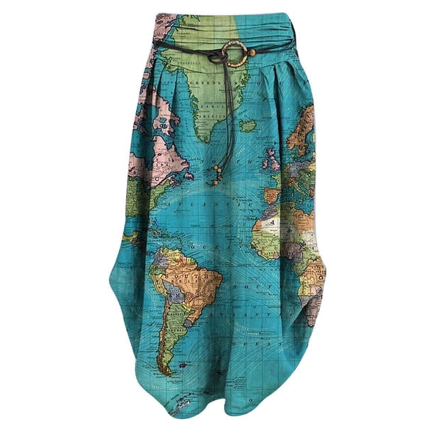 World Map Dress