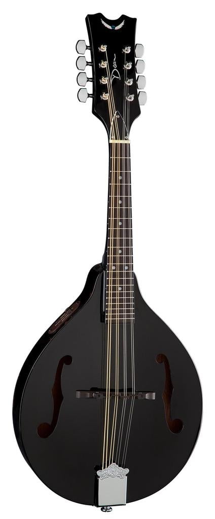 Dean Tennessee A Style Acoustic-Electric Mandolin, Classic Black, TNAE ...