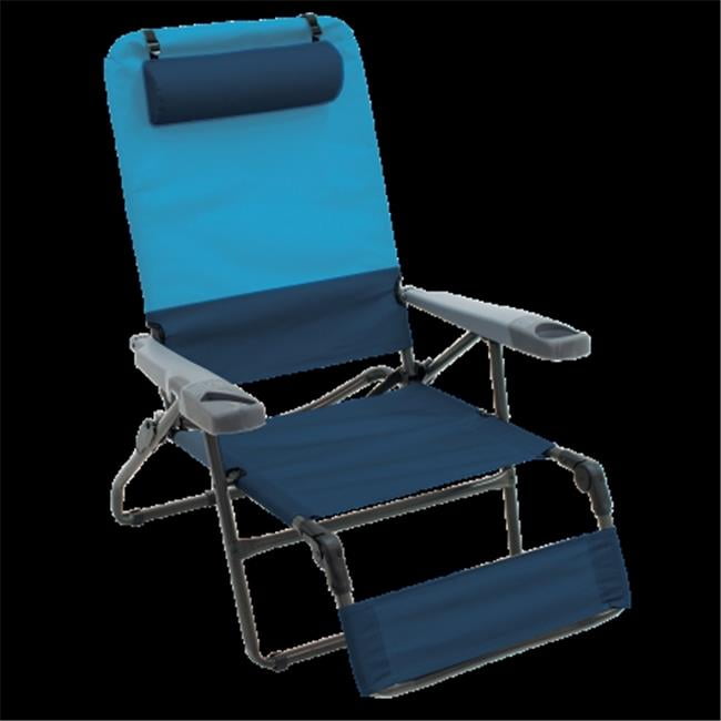 4 Position Ottoman Lounger, Bluesky & Navy - Walmart.com