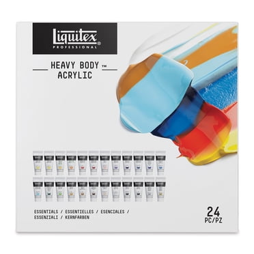 Liquitex Basics Medium Viscosity Acrylic Paint Set - 72 Assorted Colors ...