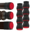 BulbHead Ruby Sliders, Silicone Chair Leg Covers, Floor Protectors, 8 ...