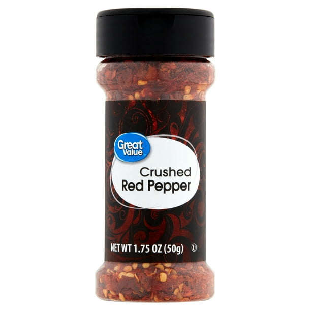 Great Value Crushed Red Pepper, 1.75 oz - Walmart.com