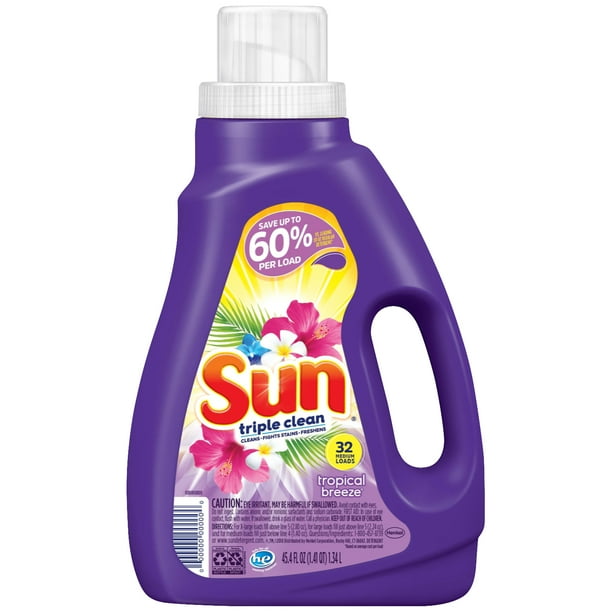 Sun® Triple Clean Tropical Breeze® Laundry Detergent 45.4 fl. oz. Jug ...