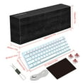 V800 68 Key Gaming Keyboard Double Shot Clicky Switches Two Color ...