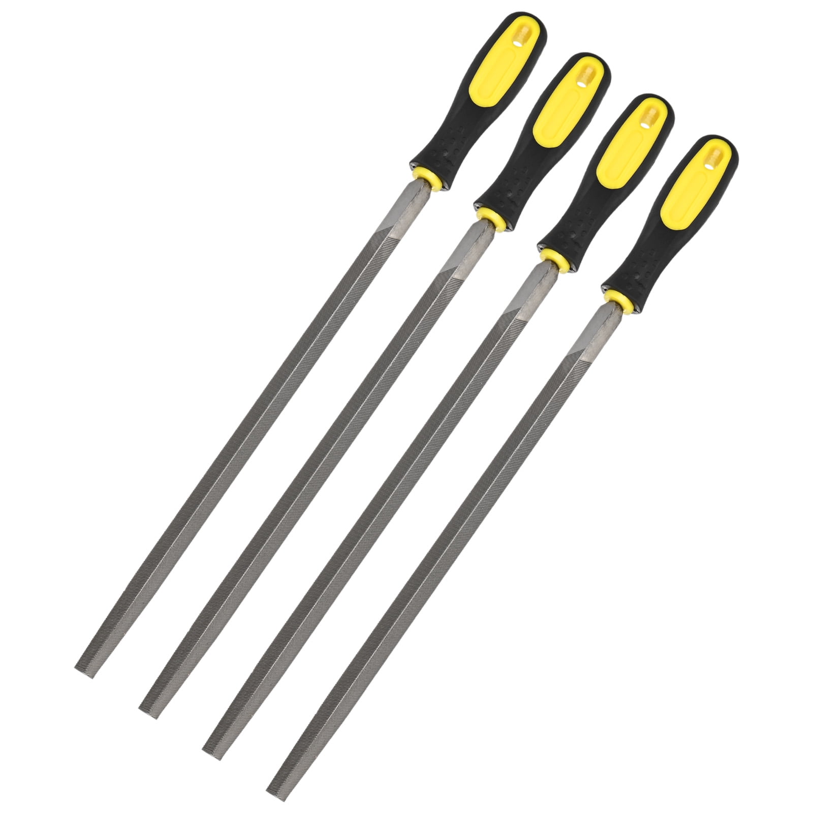 Uxcell 4-Pack Lima Metálica Triangular de 12 Pulgadas, Lima de Acero de ...