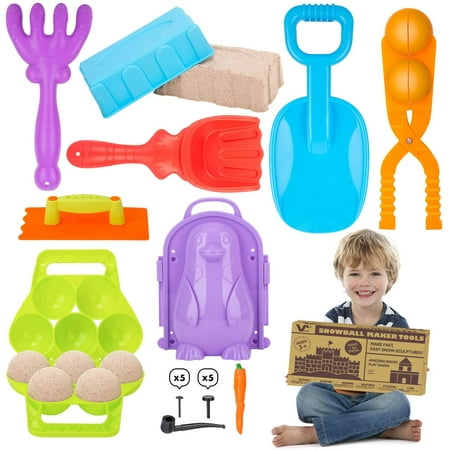 Sand Toys Kit for Kids, Beach Sand Tool Maker, 20 Pieces Play Sand ...