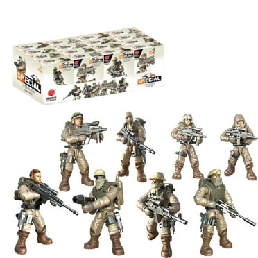 NWJ Military Building Block Set - Desert Special Forces Ghost Soldier ...