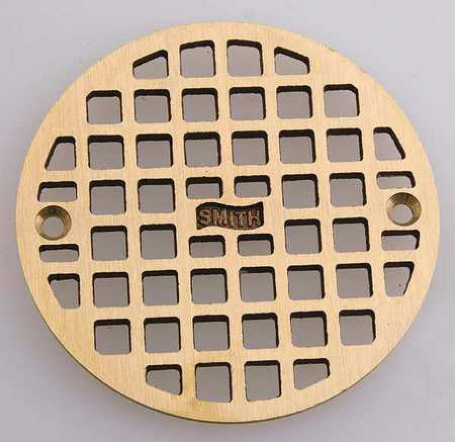 JAY R. SMITH MFG. CO A05PBG Bronze Floor Drain Grate with Screws ...