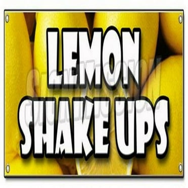 SignMission 48 in. Lemonade Fresh Squeezed Banner with Concession Stand ...