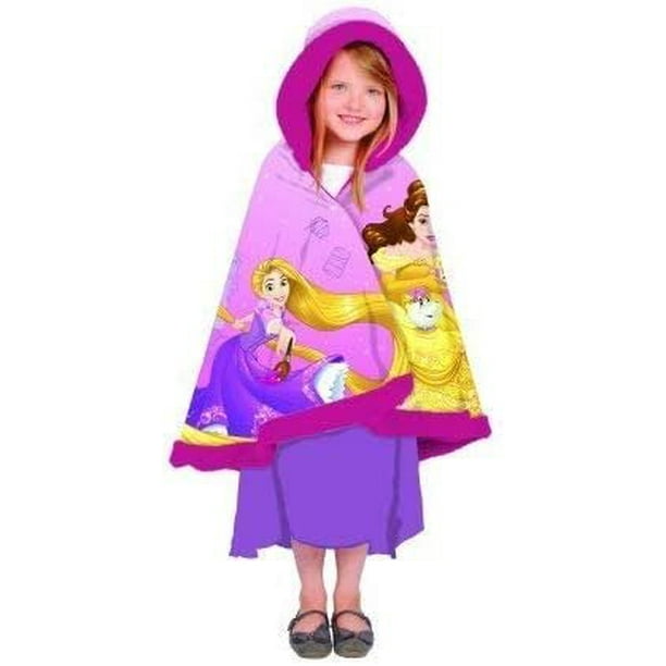 Disney Princess 'Royal Wrap' Girls Snuggle Wrap Throw Blanket with Hood ...