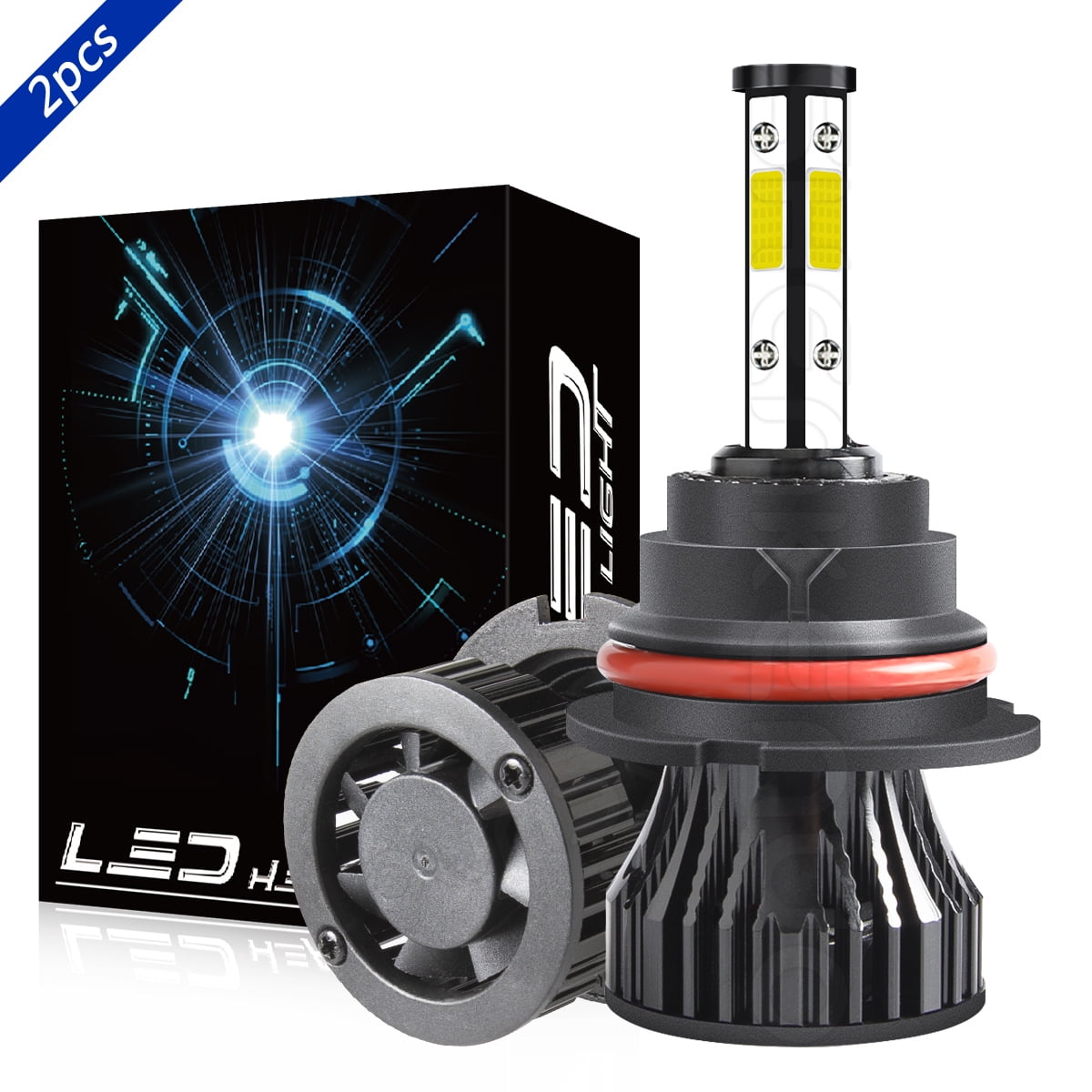 9007/HB5 LED Headlight Bulb for 1993-2011 Ford Ranger High Low Beam ...