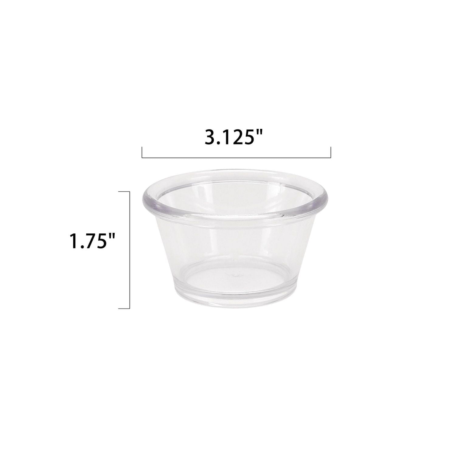 Click here for Mainstays 3.8 Ounce Plastic Condiment Cup 1pc 3.8... prices