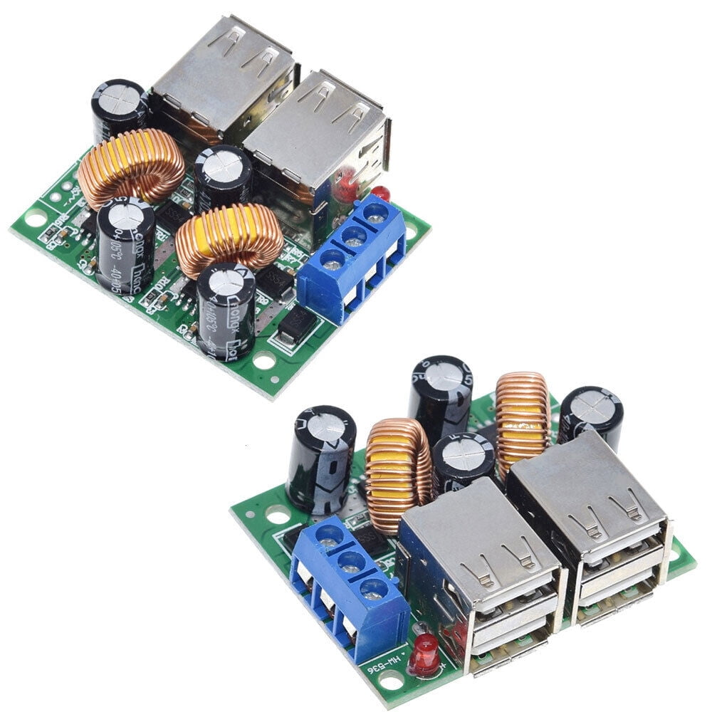 2pcs Port Step-down Power Supply Converter Board Module DC 12V 24V 40V ...