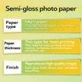 Koala Inkjet Semi Glossy Photo Paper 8.5x11 Inches 100 Sheets for ...
