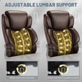 800lbs Executive Office Chair with Adjustable Headrest, High Back Extra ...