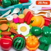 Learning Resources New Sprouts Classroom Play Food Set, 100 Pieces ...