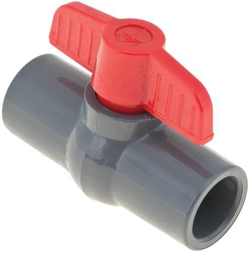 SCH 80 PVC BALL VALVE SLIP X SLIP 1-1/2" per 7 Each - Walmart.com