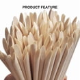 100/50pcs Nail Art Pusher Orange Wood Sticks Cuticle Pusher Remover ...