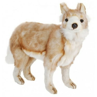 Hansa Life Size Husky Dog Plush Toy - Walmart.com
