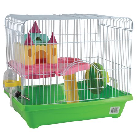 Animal Treasures Small Animal Castle Cage - Green | Walmart Canada