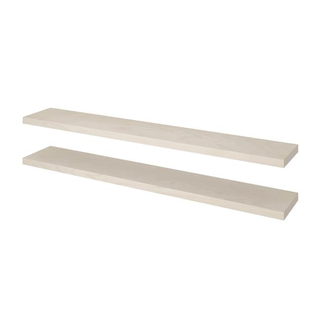 Bestar Lightweight Floating Shelf - Set of 2 - Walmart.com