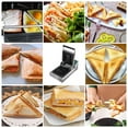 Goxfaca Sandwich Maker 1000W Sandwich Maker Single Toaster Hot Sandwich ...