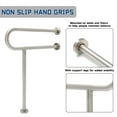 Kojem 24 inch Handicap Grab Bar Rails, Bathroom Safety Support for ...