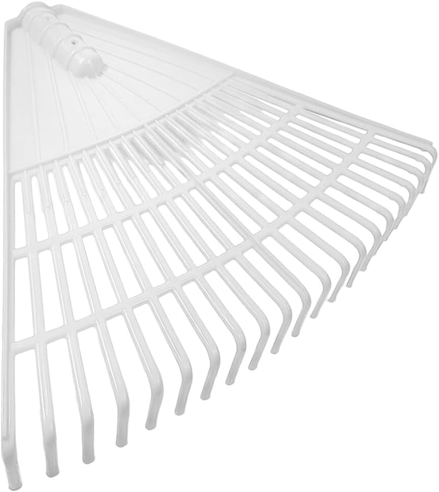 YISITIAN Garden Leaf Rake, Plastic Rake Head Shrub Grass Rake Garden ...
