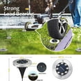 Solar Ground Lights 16pack-8LED Outdoor Garden Disk Waterproof Bright ...