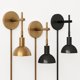 Nathan James Tamlin Wall Mounted Sconce 1-Light Fixture with Plugin and ...