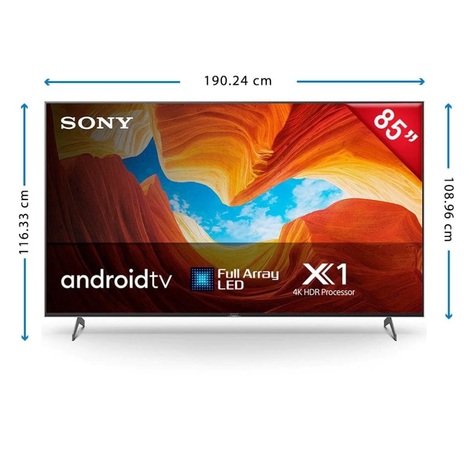 TV SONY 85 LED 4K X-REALITY PRO HDR X1 3840 X 2160 120HZ SMART TV FULL WEB BLUETOOTH ANDROID ...