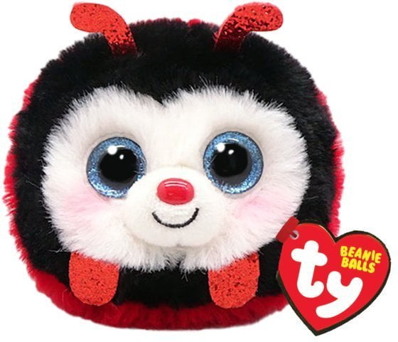 Ty Puffies (Beanie Balls) - IZZY the Ladybug (4 inch) Plush Toy ...