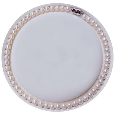 "The Pearl Source 14K Gold 7-8mm AAA Quality Freshwater Pearl Necklace ...