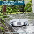Pressure Washer Surface Cleaner, Stainless Steel Power Washer Surface ...