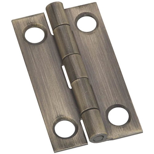 7502545,DECORATIVE CABINET HINGES,NARROW - SOLID BRASS ,ANTIQUE BRASS ...