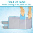 Vive Elbow Ice Pack Wrap – Reusable Hot & Cold Therapy with Compression ...