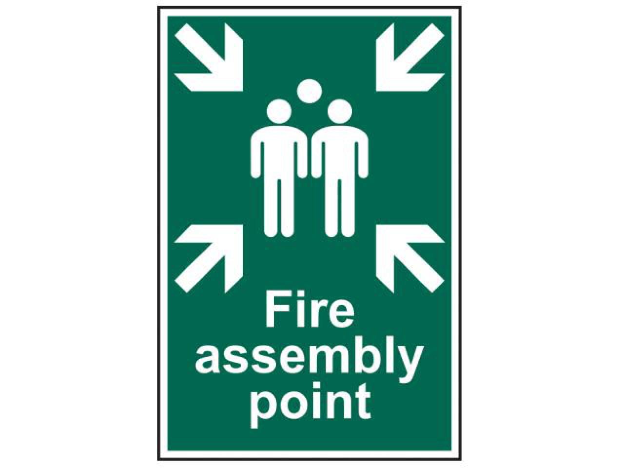 Scan - Fire Assembly Point - PVC 200 x 300mm - Walmart.com