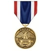 Honorable Discharge Commemorative Medal - Yellow, Blue, White, Red ...
