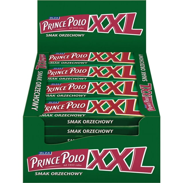 Olza Prince Polo XXL Orzechowy Chocolate Covered Wafer with Hazelnut ...