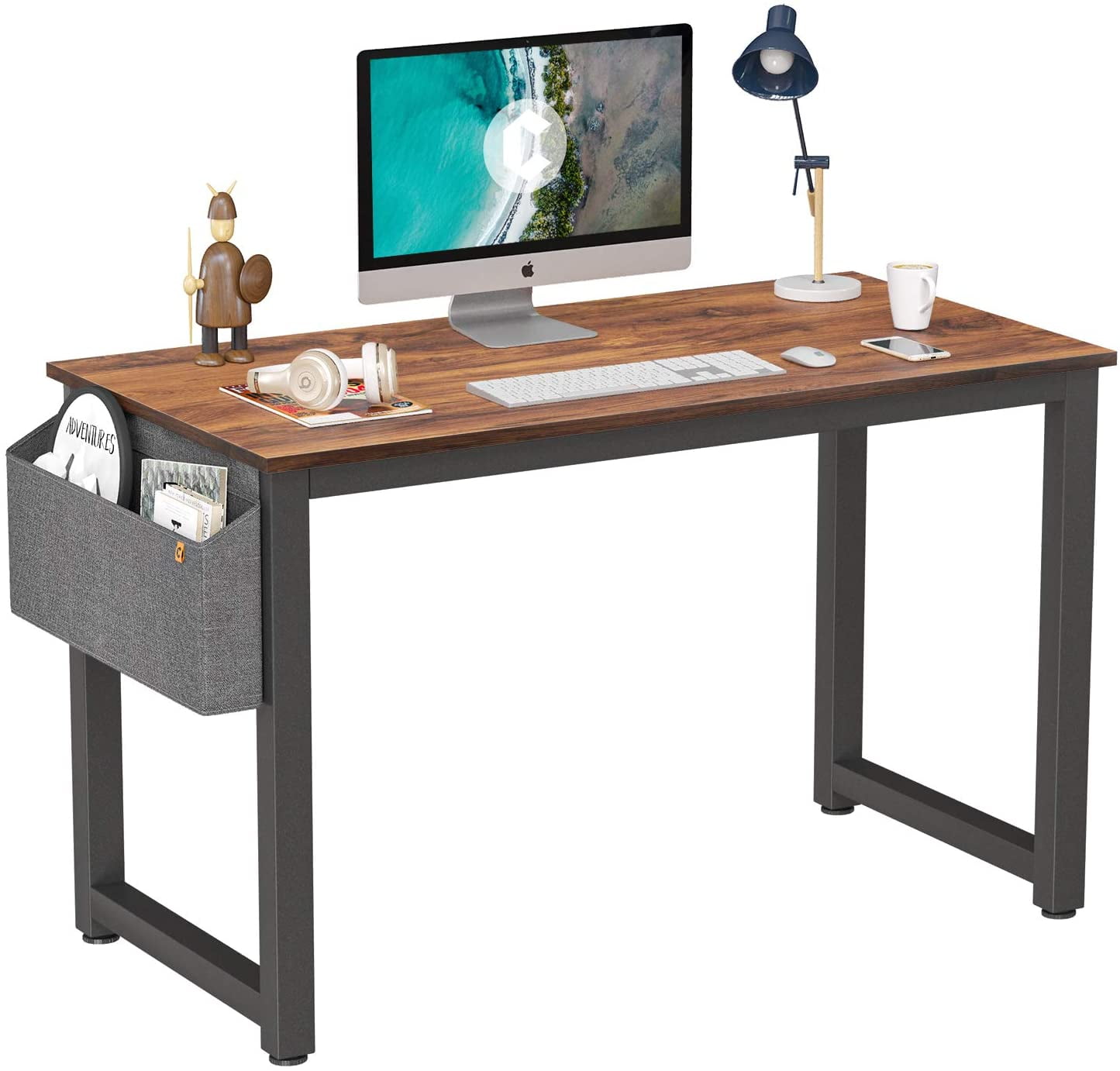 CubiCubi Modern Computer Desk with Extra Strong Legs, Sturdy Office ...
