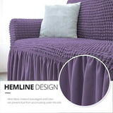 NICEEC Sofa Slipcover Purple Sofa Cover 1 Piece Easy Fitted Sofa Couch ...
