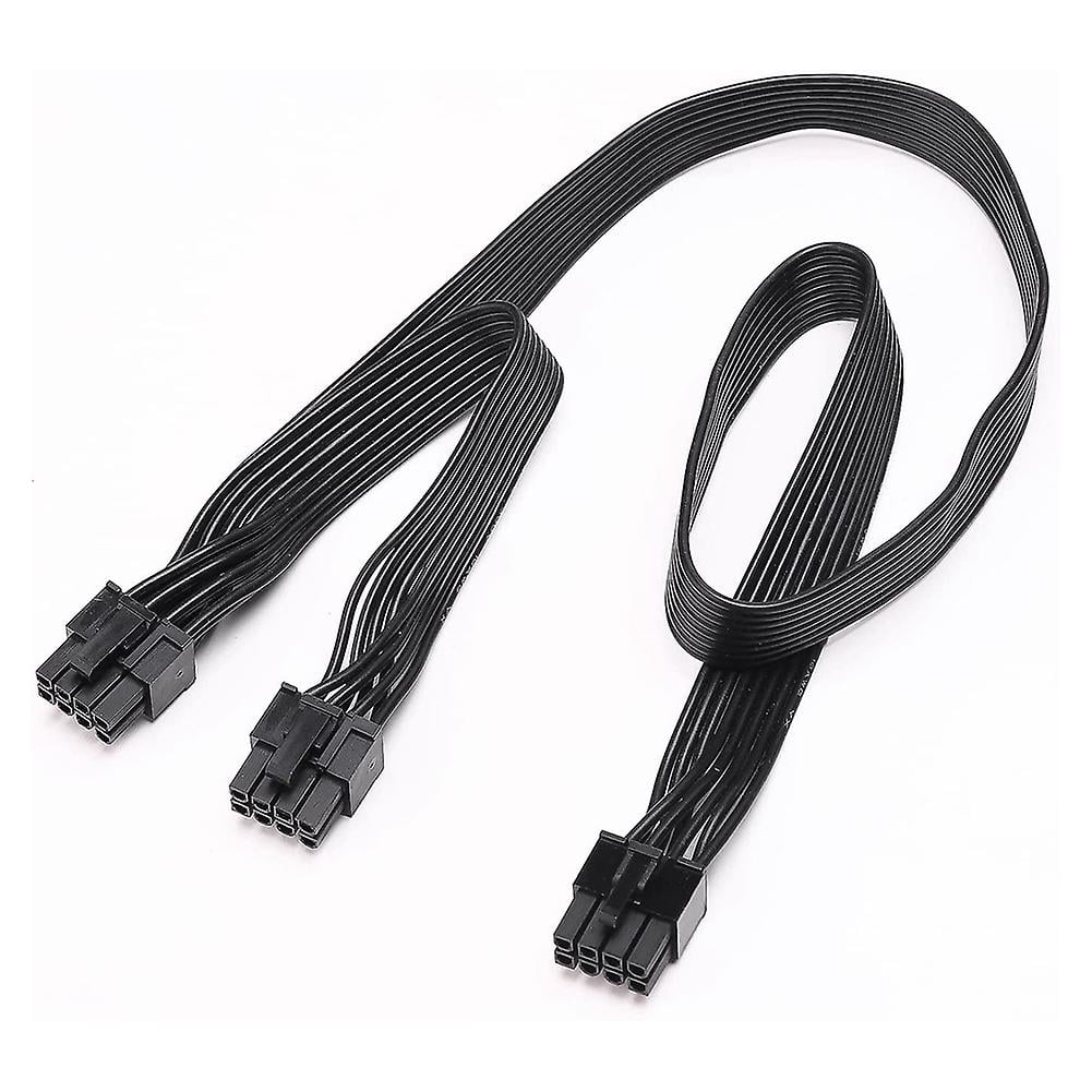 Cable de fuente de alimentación ATX CPU de 8 pines macho a PCIe dual de ...