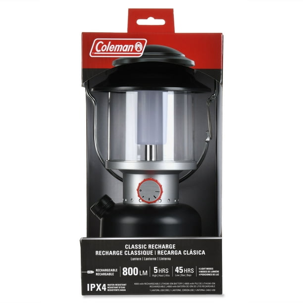 Coleman Classic Recharge 800 Lumens LED Lantern - Walmart.com