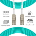 ASIASN--Uniboot OM4 LC to LC Fiber Patch Cable, Multi-Mode Duplex Fiber ...
