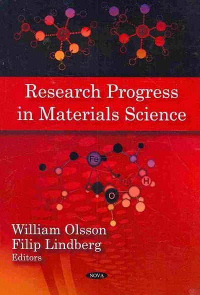 Pre-Owned Research Progress in Materials Science - Walmart.com