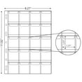 Plastic Coin Holders,Coin Pocket Pages -Bexikou 200 Pockets Coin ...