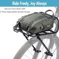 Bike Front Rack - Front Bicycle Cargo Rack with Support Struts ...