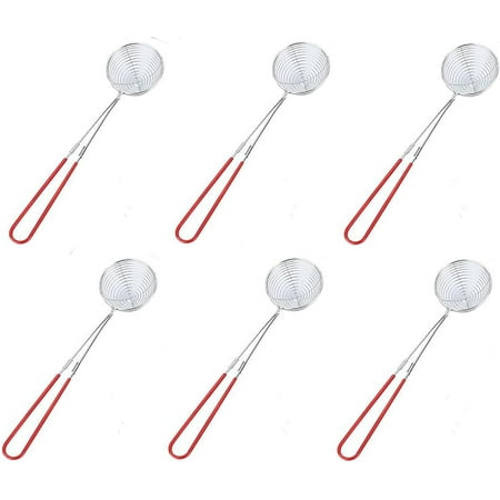 EXPLOSIVE 6 pcs SPIDER skimmer stainless steel fondue spoon fondue ...
