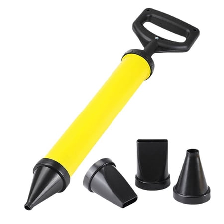 Grout gun for mortar with accessories and mortar syringe with 4 nozzles ...