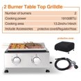 Table top Propane Griddle |Stainless Steel Flat Top Grill | Easy Clean ...